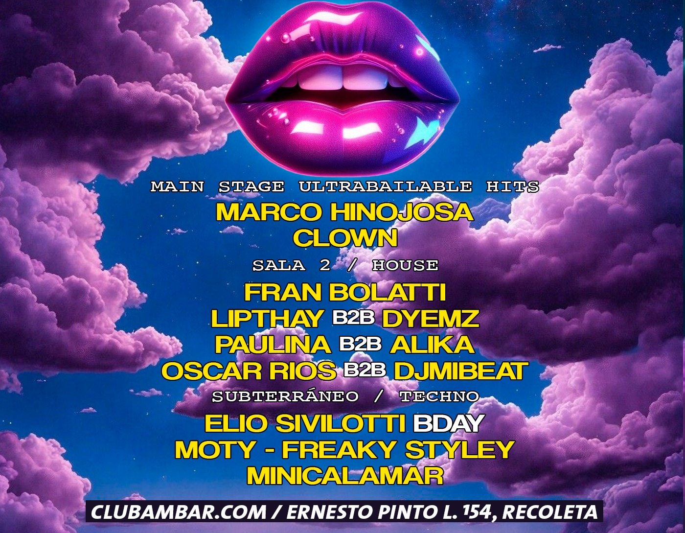 Entradas VIERNES ALA SEGURA EN CLUB AMBAR / MAIN STAGE HITS ...